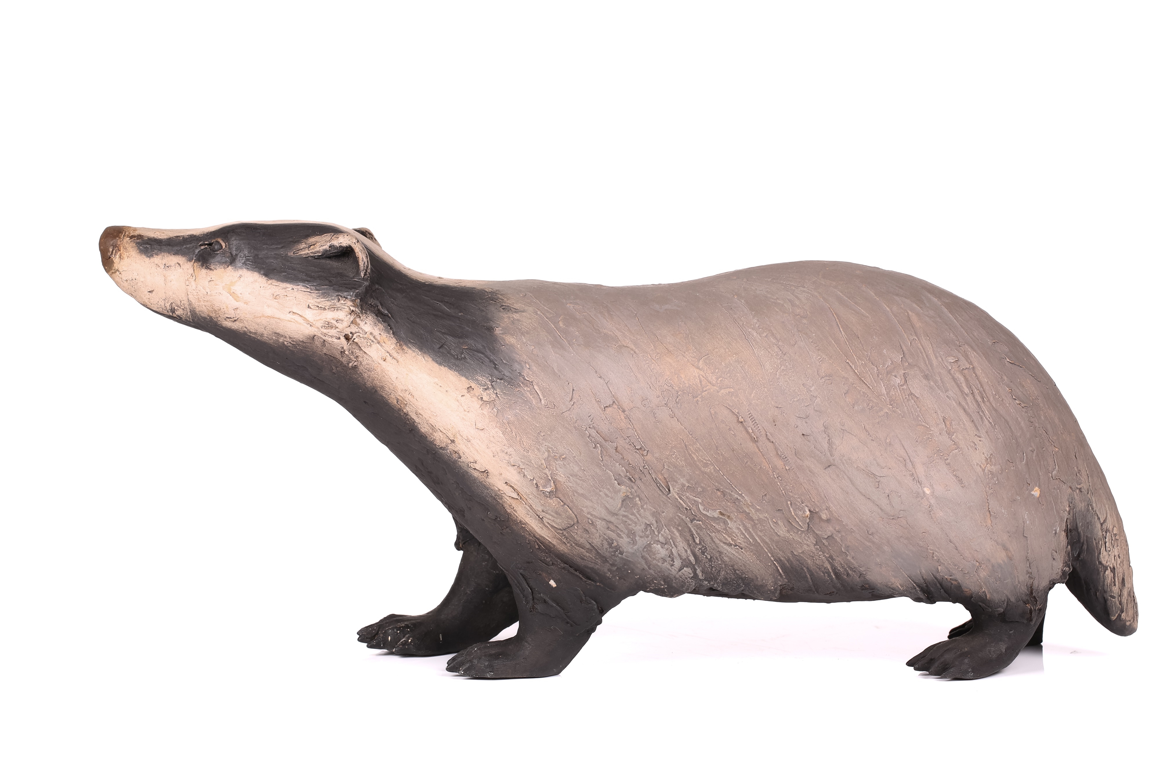 Nichola Theakston | a large ceramic figure of a badger | MutualArt