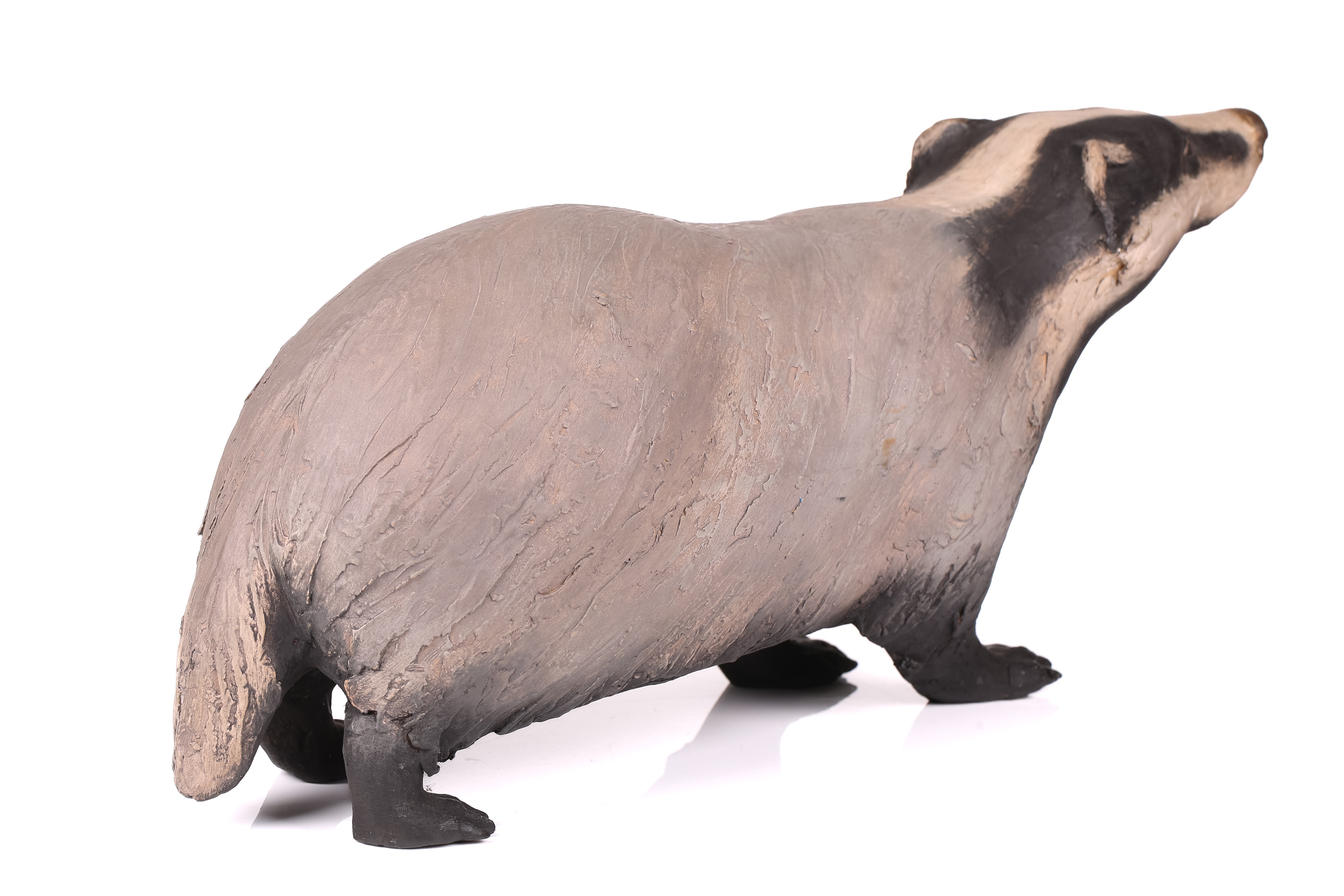Nichola Theakston | a large ceramic figure of a badger | MutualArt