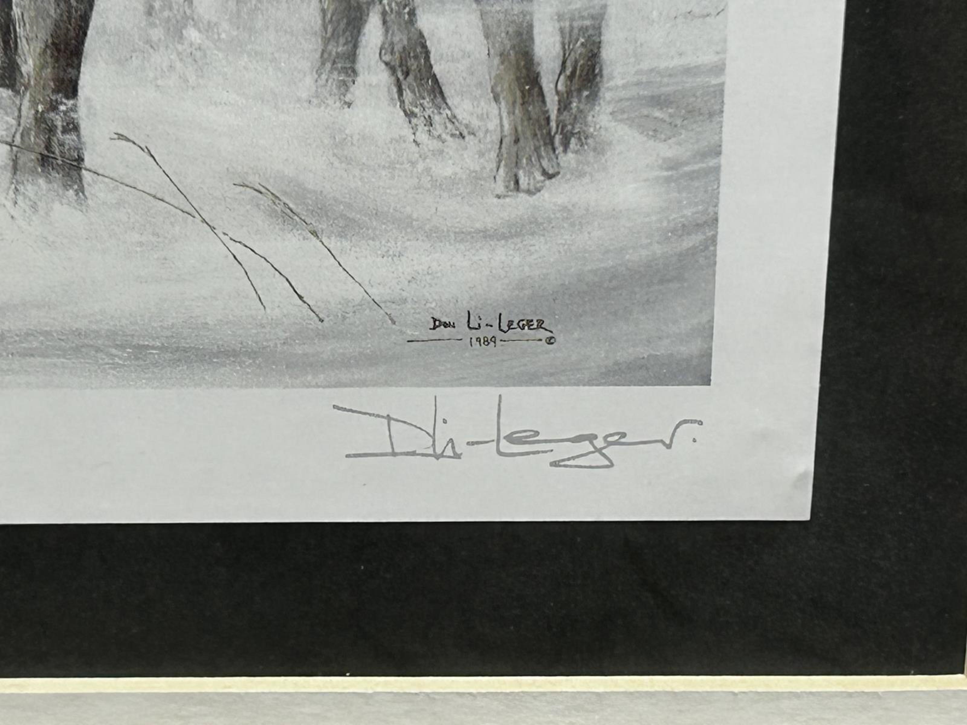 Don Li-Leger | Wolfback In Snowstorm | MutualArt