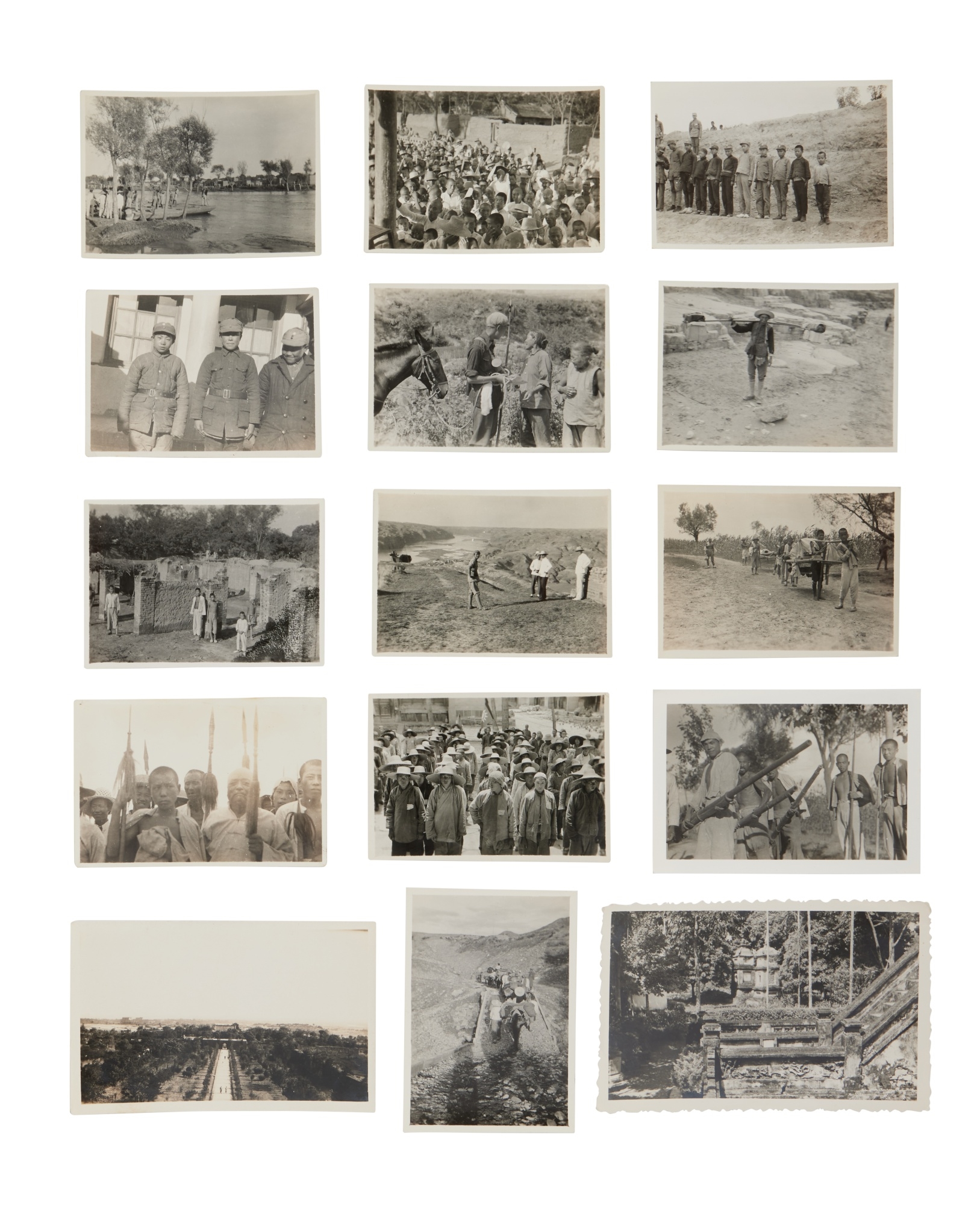 Evans Carlson | A group of genre photographs of Chinese life, circa ...