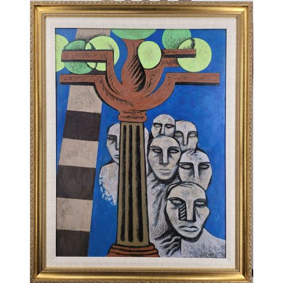 Bruce Gregory | R.R. Station (Circa 1951) | MutualArt