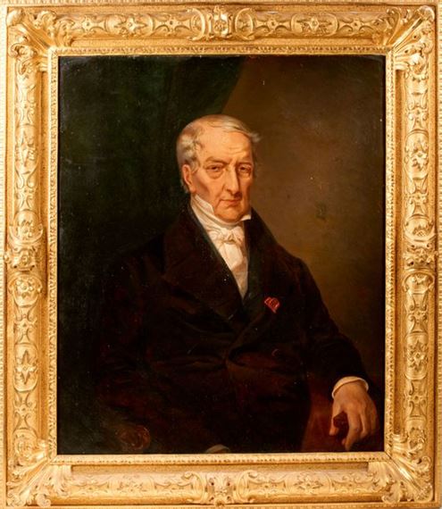 French School, 19th Century | Bust portrait of Count Louis Drouin de ...