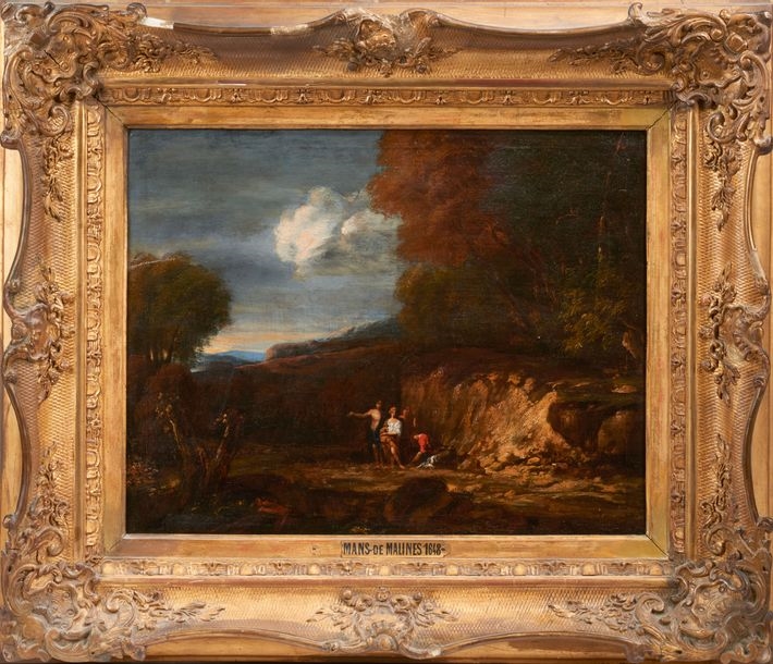 Jean-Baptiste Huysmans | Characters near a mound | MutualArt