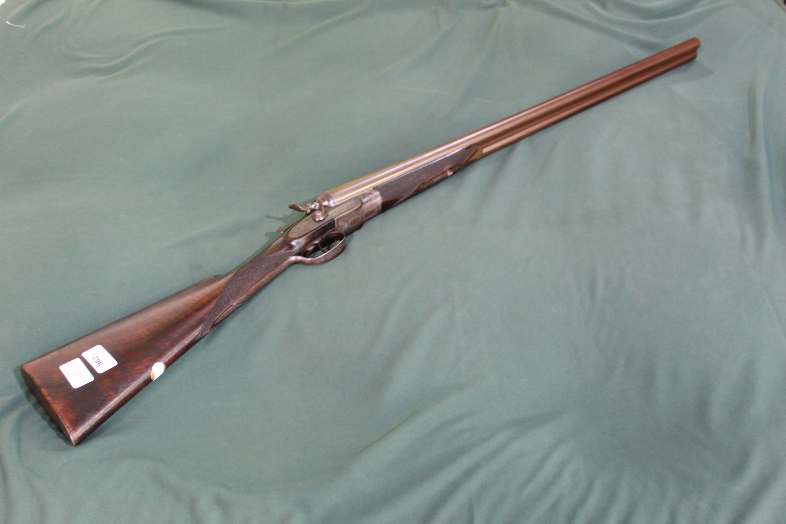 William Ford | B side by side double trigger hammer gun with barrels ...