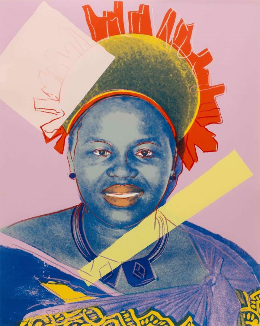 Andy Warhol | Queen Ntombi Twala of Swaziland, from the series ...