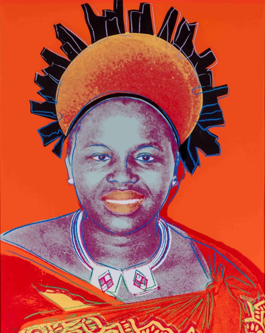 Andy Warhol | Queen Ntombi Twala of Swaziland, from the series ...