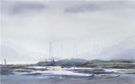 Jerry Stitt | LARGE COASTAL SCENE | MutualArt