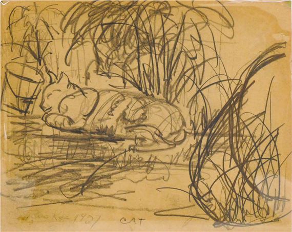 Bue Jack Kee | Cat (1927) | MutualArt