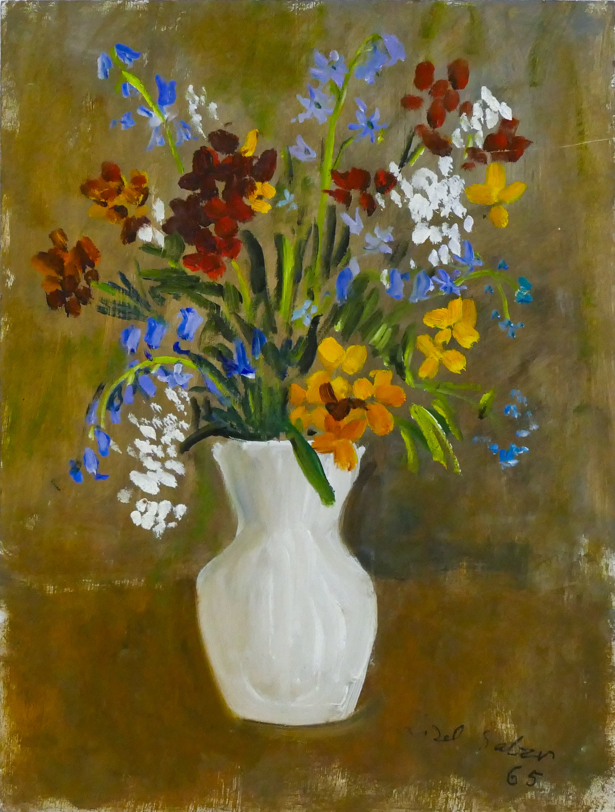 Lisel Salzer | Floral Still Life (1965) | MutualArt