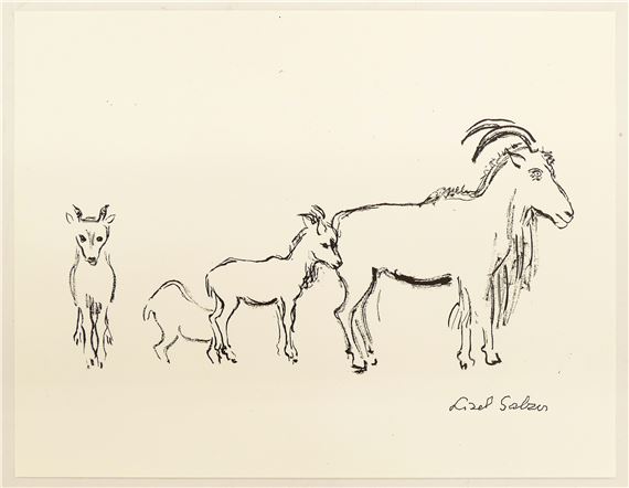 Lisel Salzer | Children and Animals Sketches | MutualArt