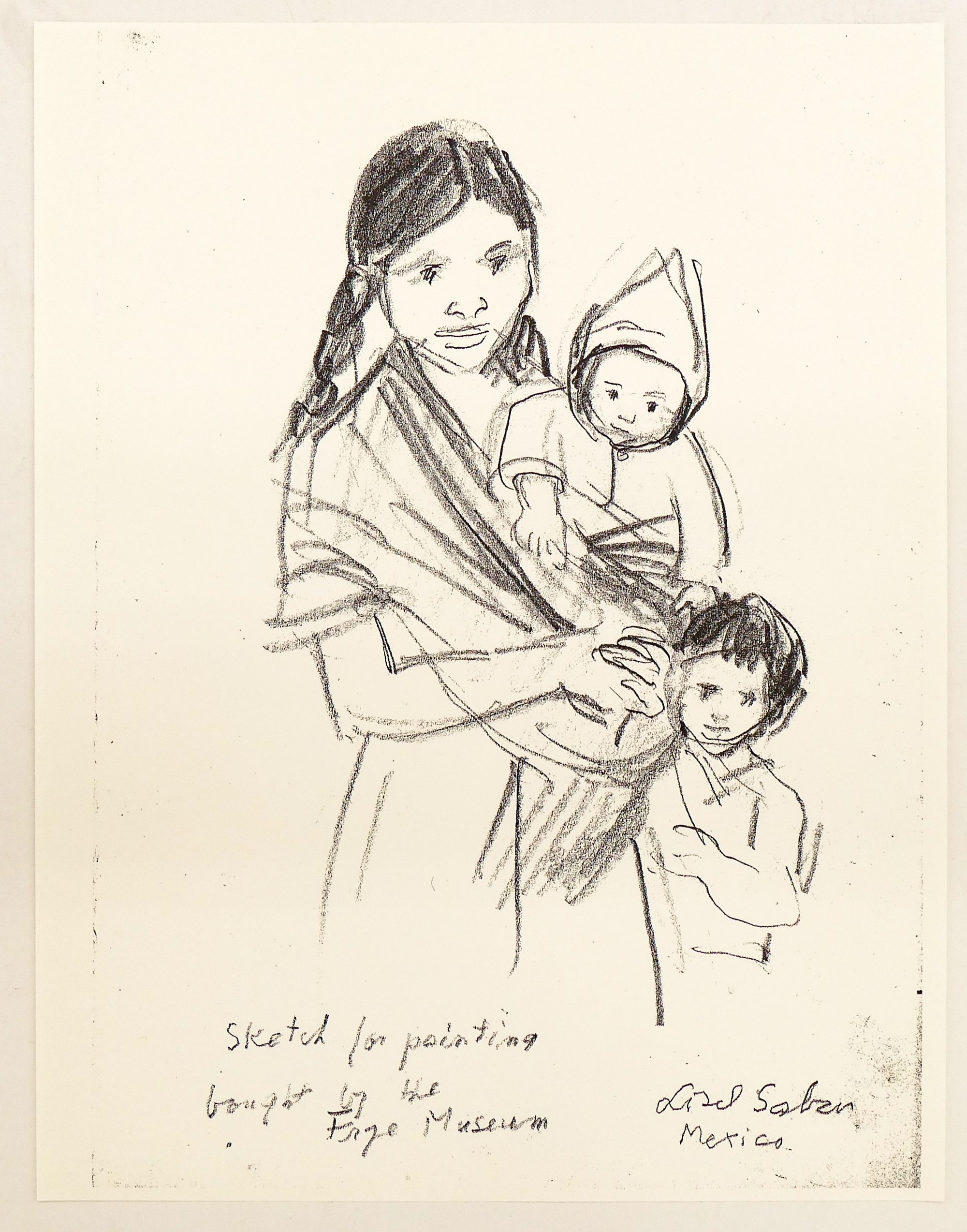 Lisel Salzer | Children and Animals Sketches | MutualArt
