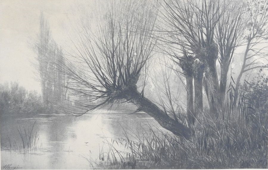 Auguste Allonge | Paysages lacustres | MutualArt