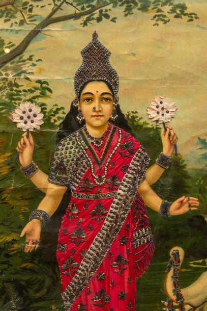 Raja Ravi Varma | Portrait de femme | MutualArt