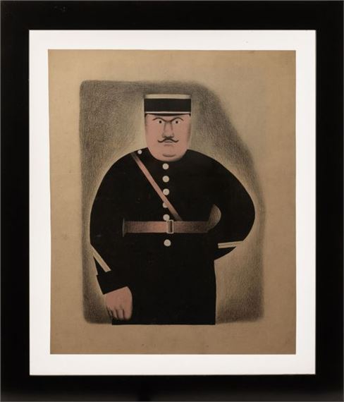 Natalie Parain | Portrait de gendarme | MutualArt