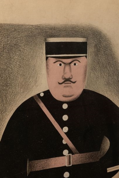 Natalie Parain | Portrait de gendarme | MutualArt