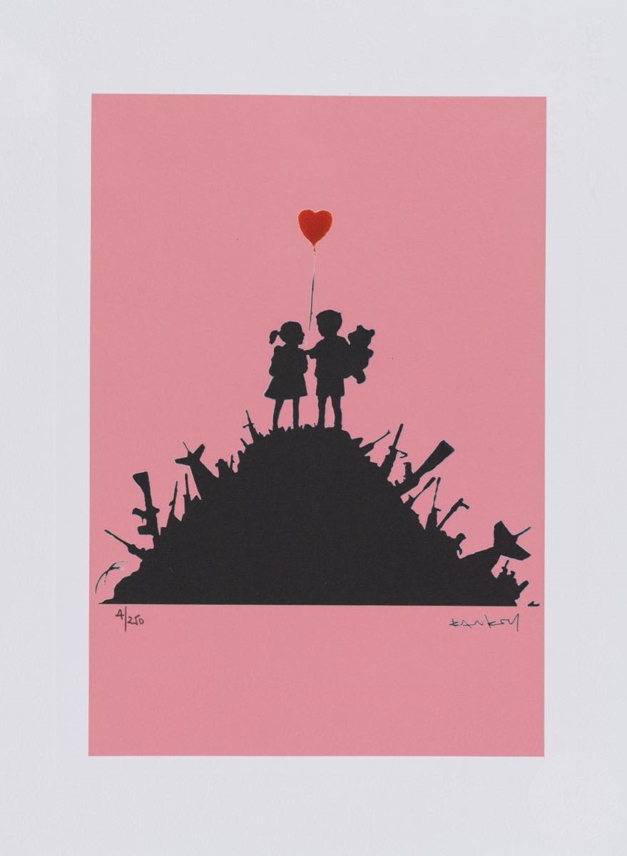 Banksy | Kids on guns | MutualArt