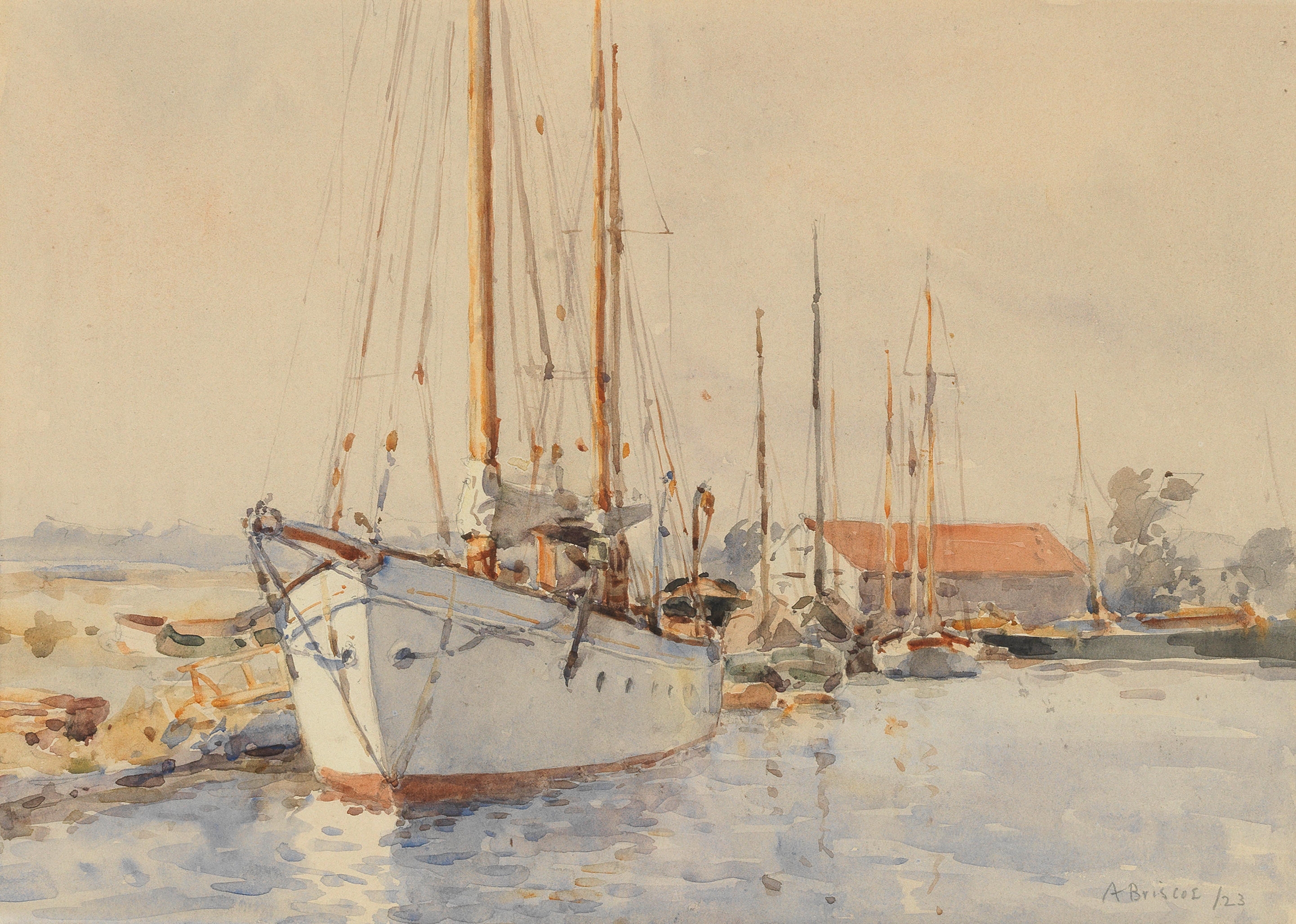 The Moorings Watercolor