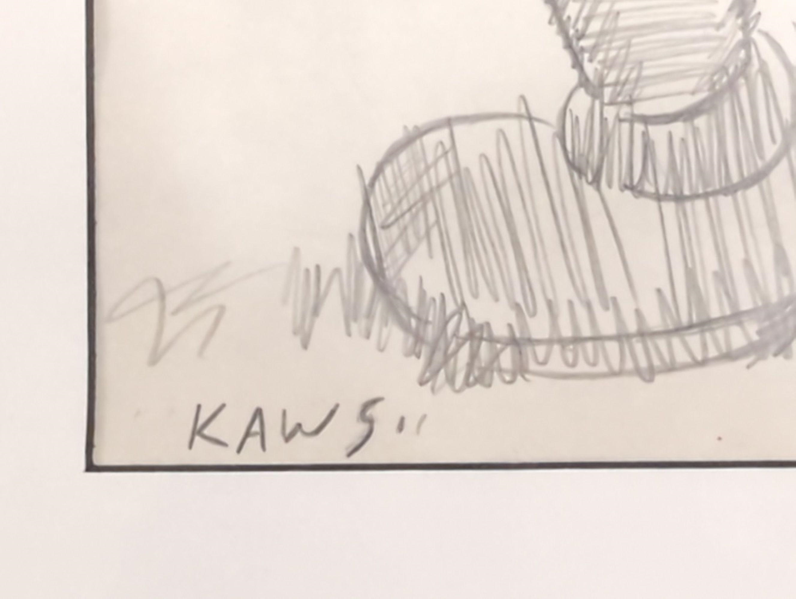 KAWS | Original Drawing in Manner of Kaws | MutualArt