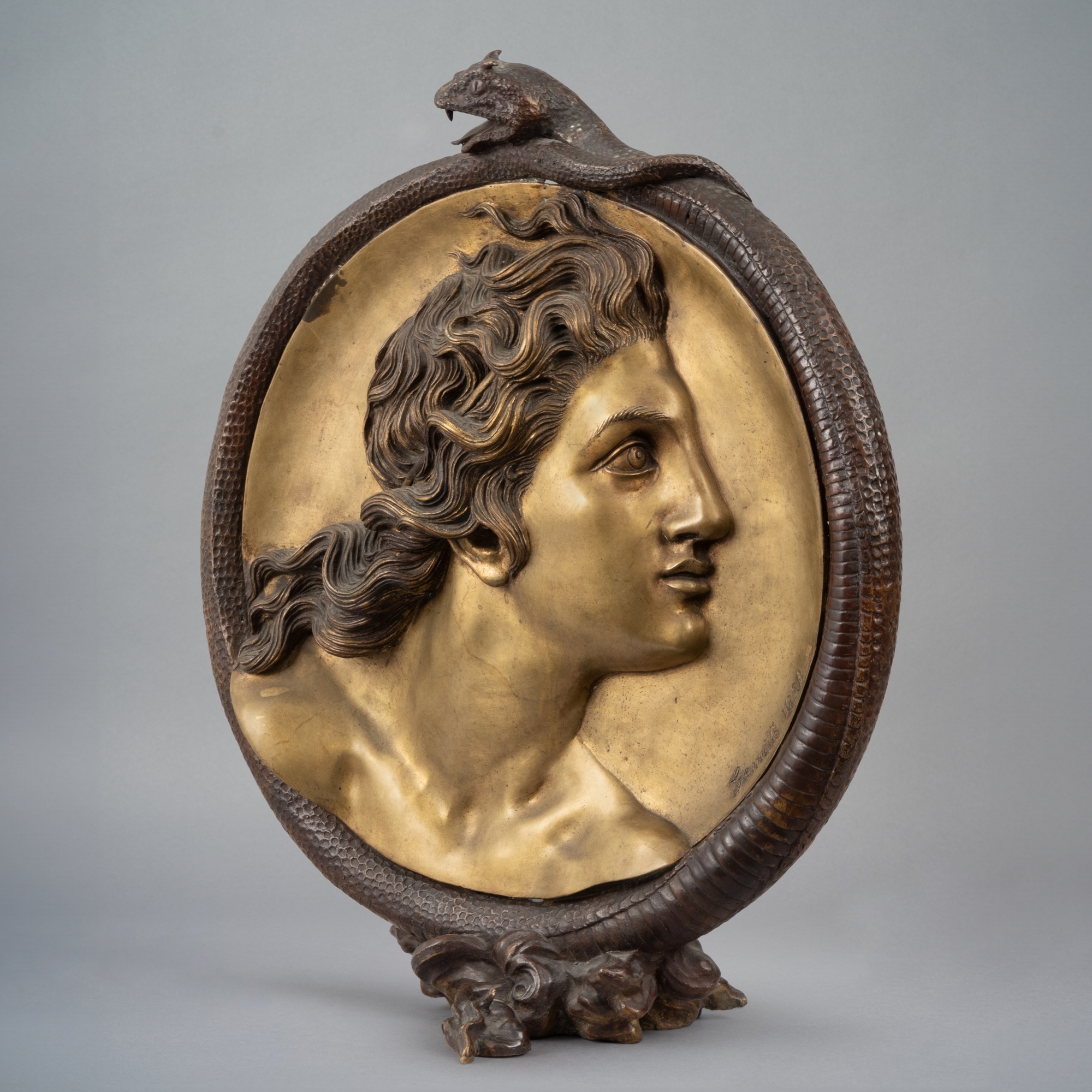 Vincenzo Gemito | Portrait Roundel of Alexander the Great (1921 ...