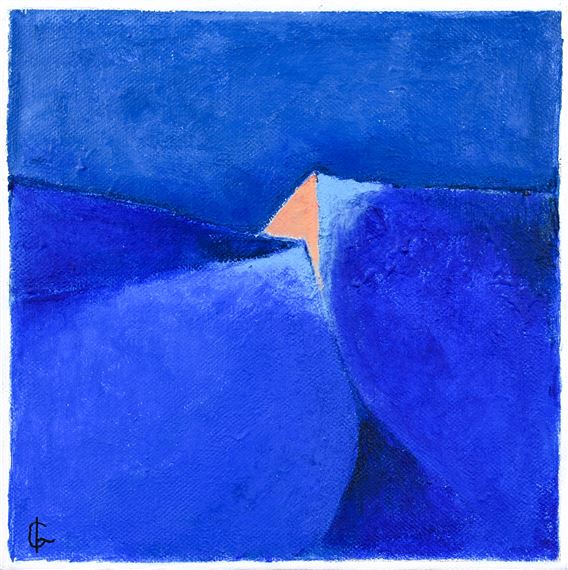 Leif Graneheim | Abstract in blue | MutualArt