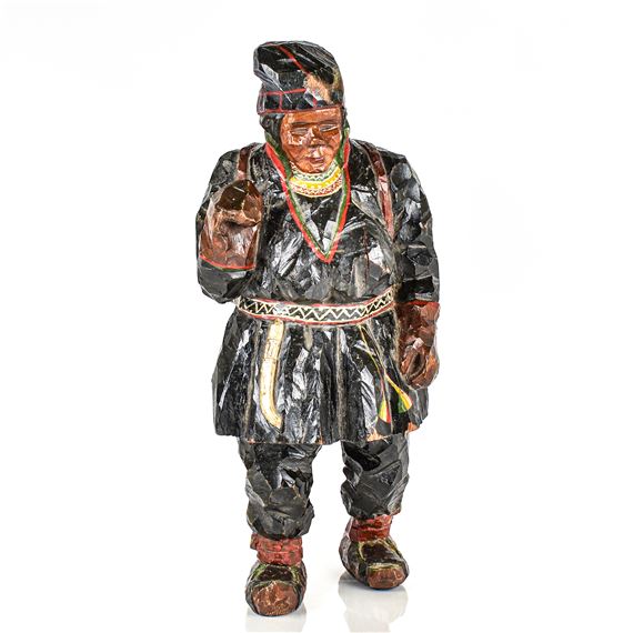 Torborg Lindberg-Karlsson | Carved & painted wooden sculpture ...