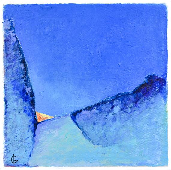 Leif Graneheim | Abstract in blue | MutualArt