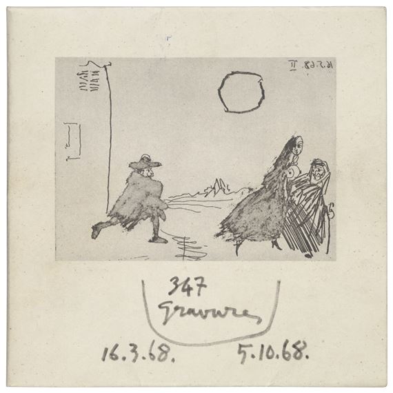 Pablo Picasso | PICASSO, 347 Engravings, 16/3/68 - 5/10/68 (1968 ...