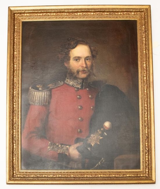 James Butler | Portrait of an officer of the Royal South Lincolnshire ...