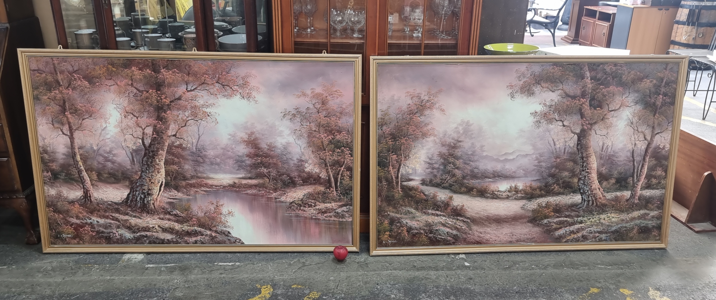 Irene Cafieri | Beautifully textured forested landscapes | MutualArt