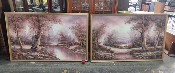 Irene Cafieri | Beautifully textured forested landscapes | MutualArt