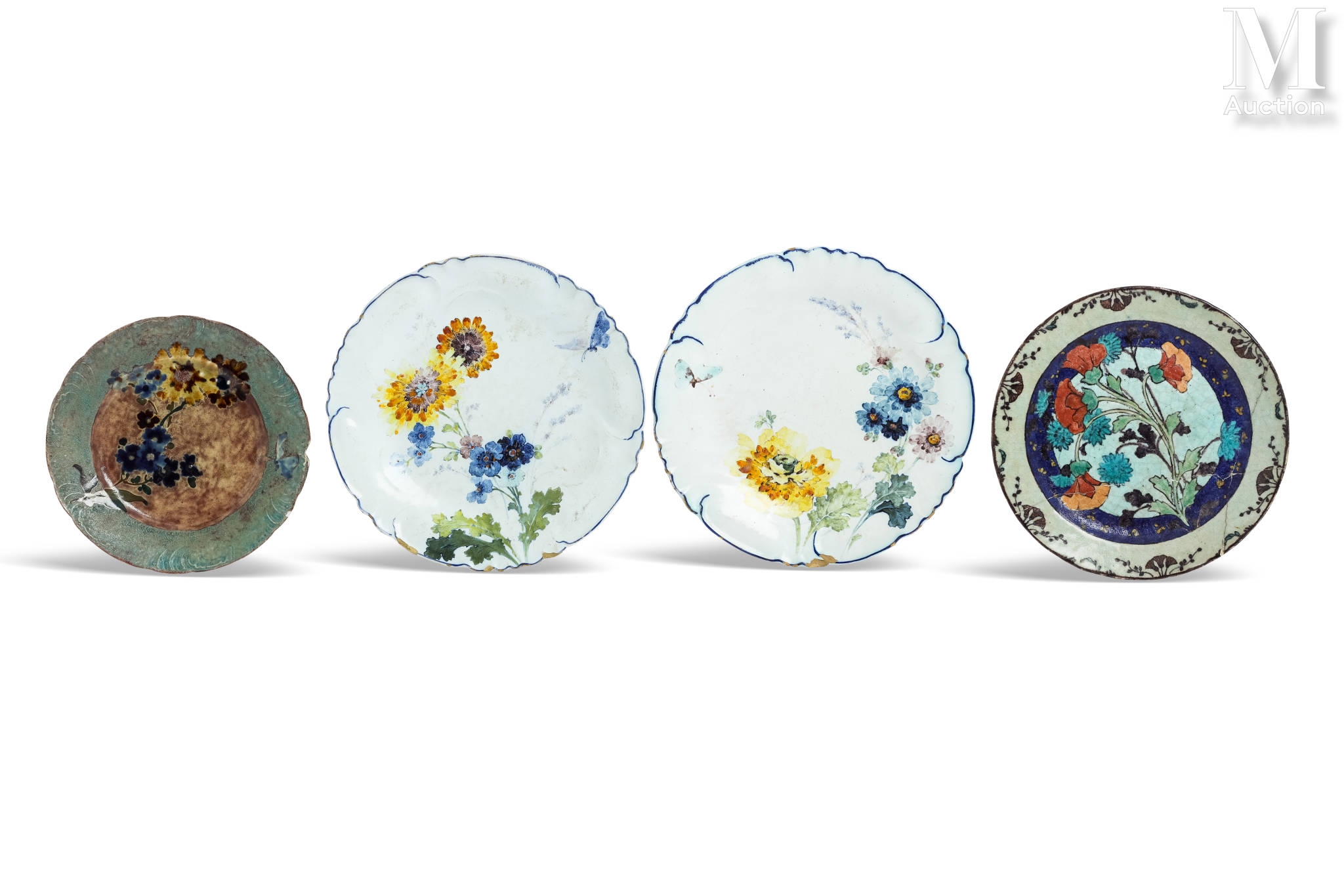 Albert Louis Dammouse | Paire de plats | MutualArt