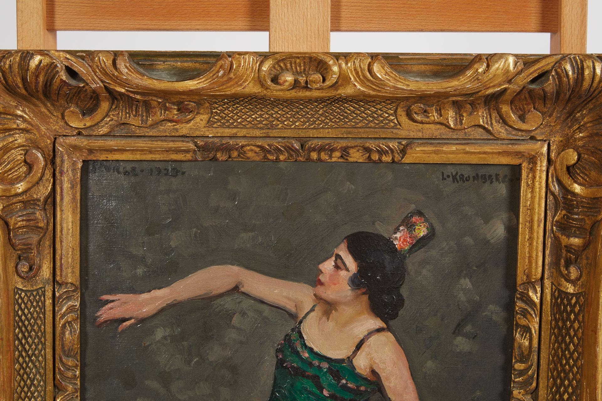 Louis Kronberg | Maria, danseuse de Flamenco espagnole, Séville, 1928 (1928) | MutualArt