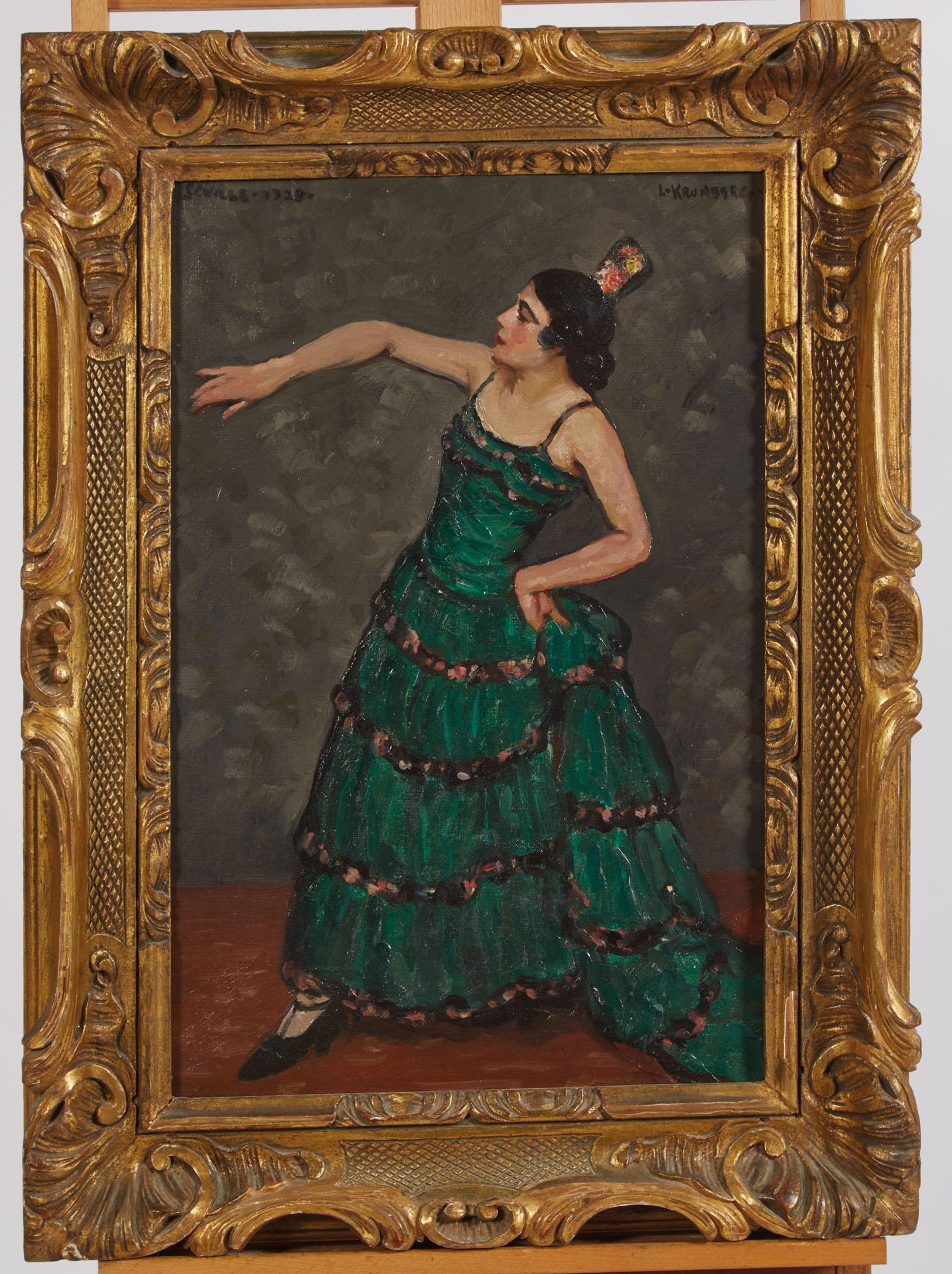 Louis Kronberg | Maria, danseuse de Flamenco espagnole, Séville, 1928 (1928) | MutualArt
