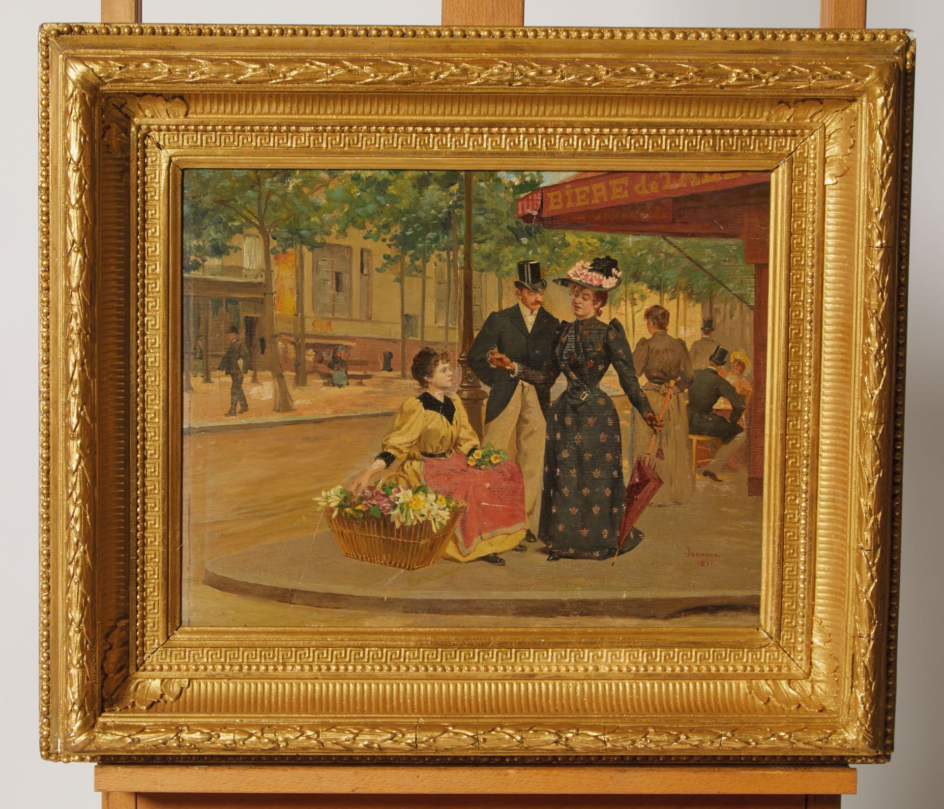 Etienne Albert Eugène Joannon-Navier | La marchande de fleurs, 1891 ...