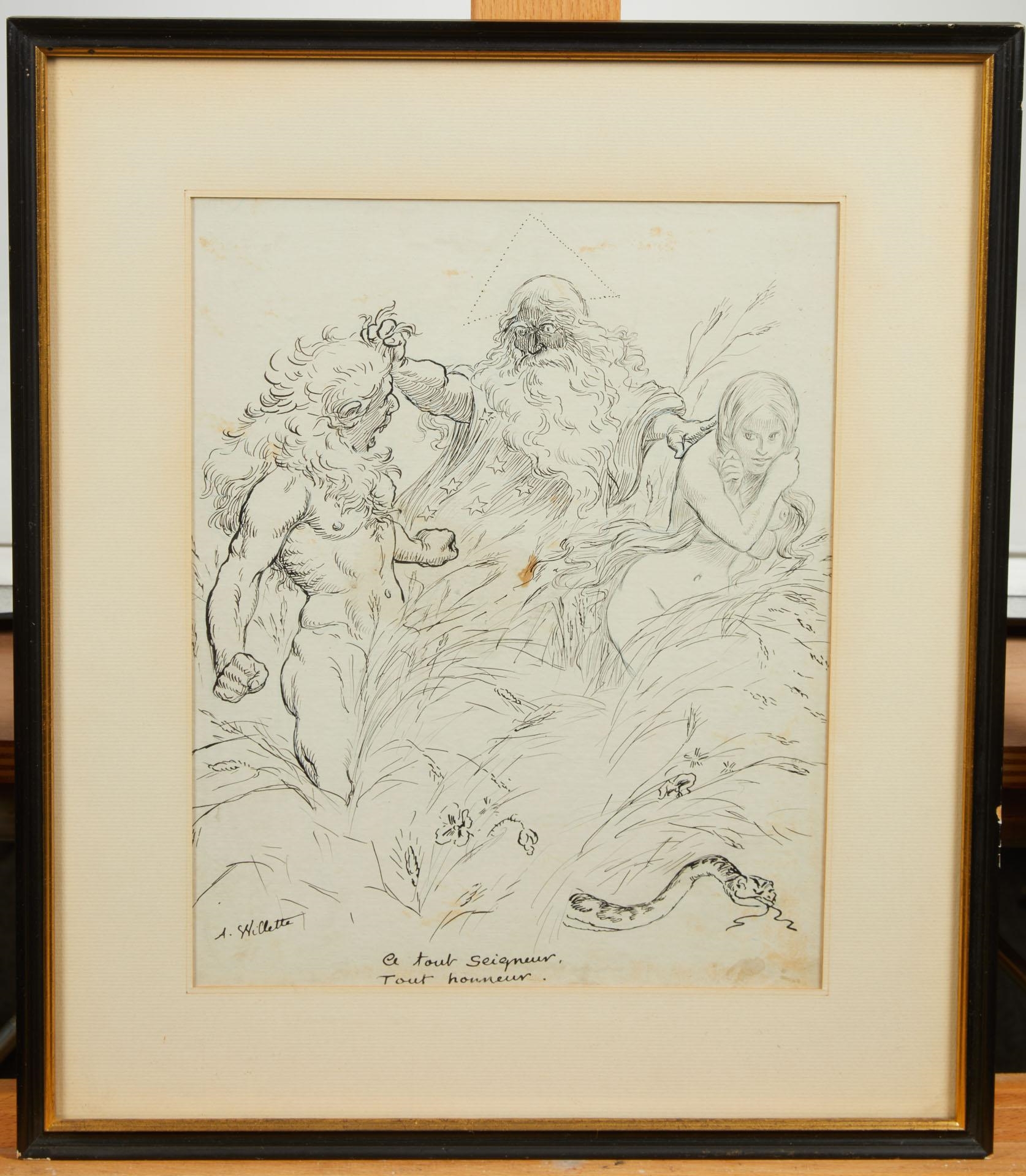 Adolphe-Léon Willette | A tout Seigneur tout honneur | MutualArt