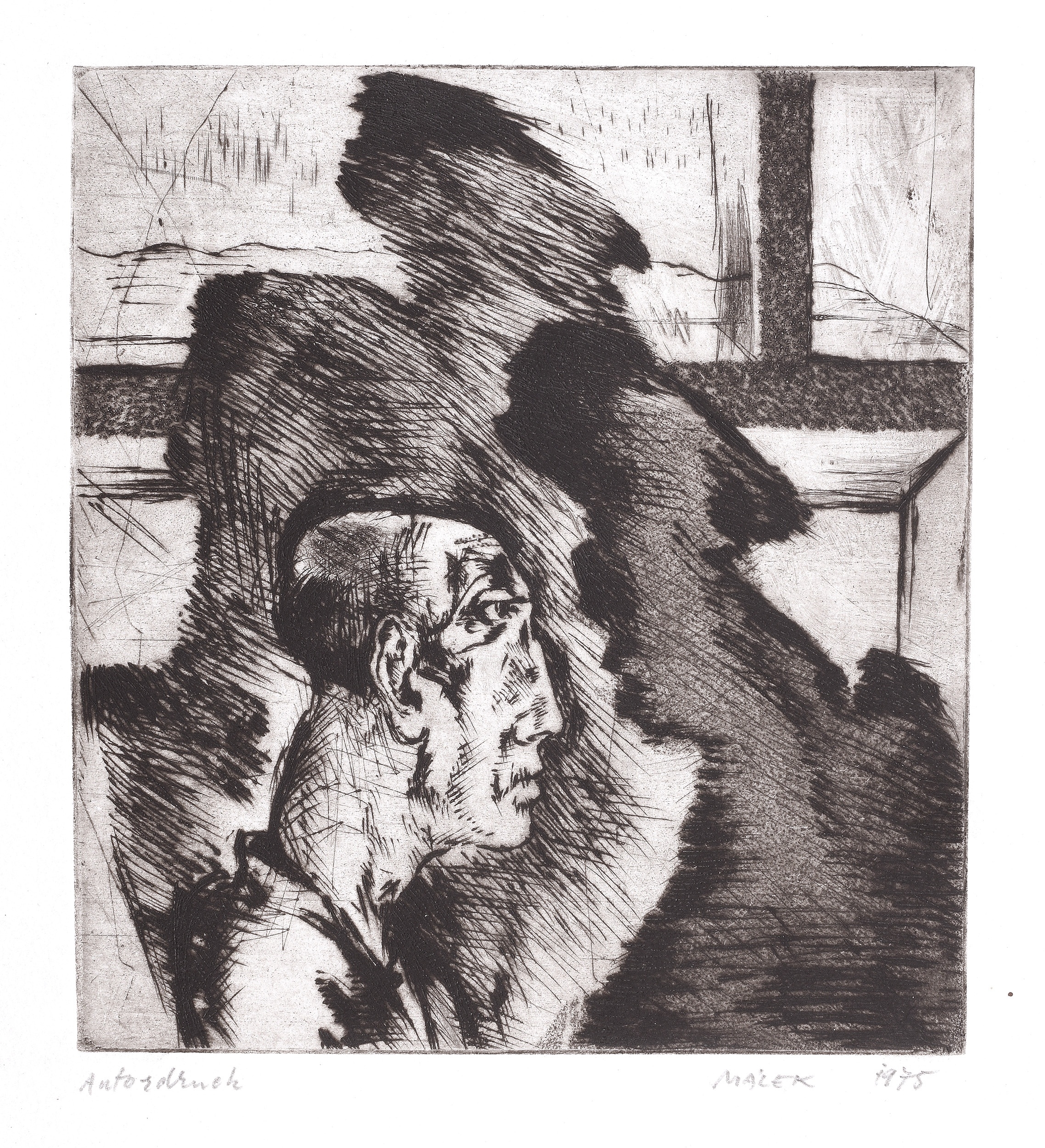Antonín Málek | Muž se stíny, 1975 (1975) | MutualArt