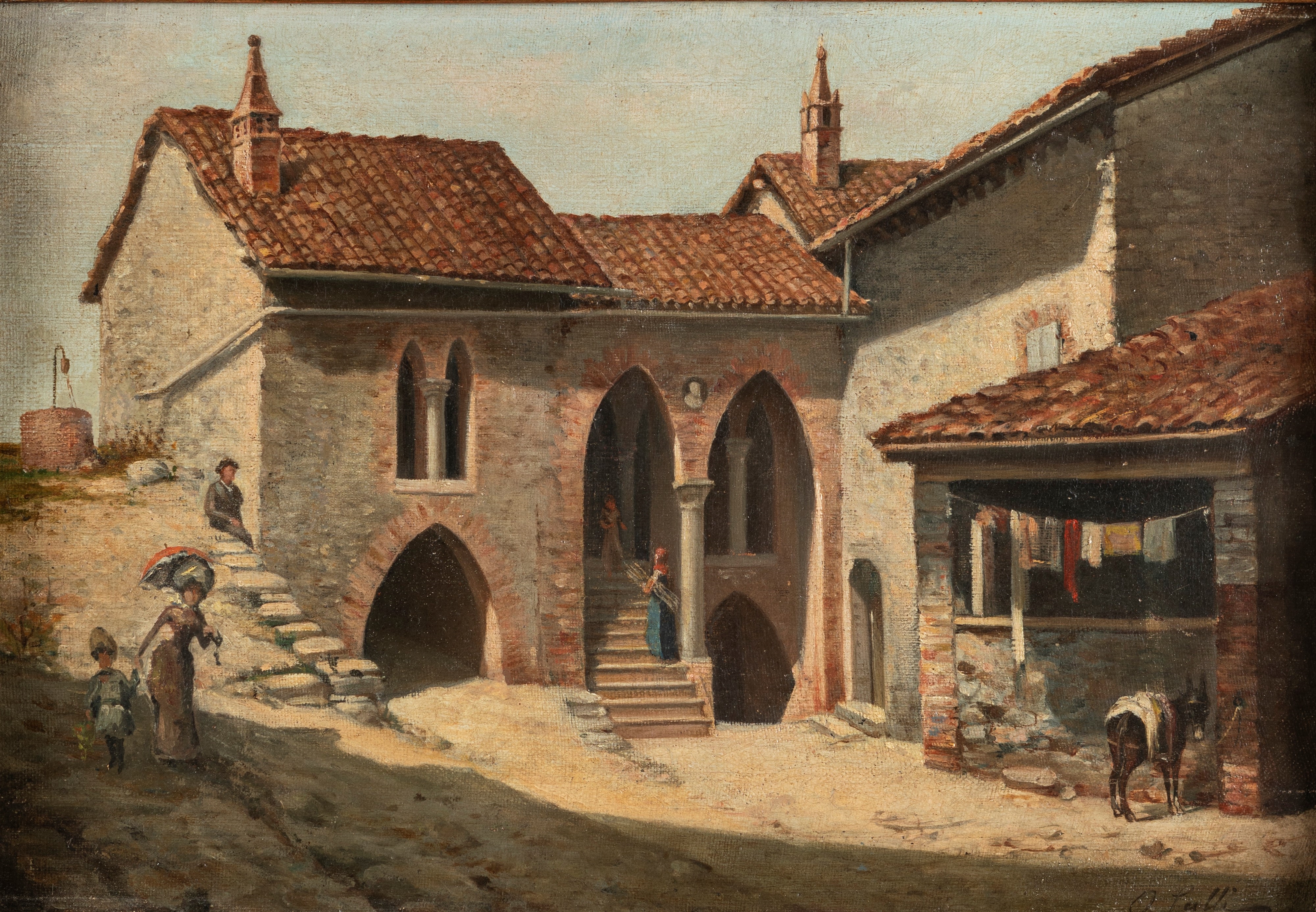 Odoardo Lalli | Tuscan village | MutualArt