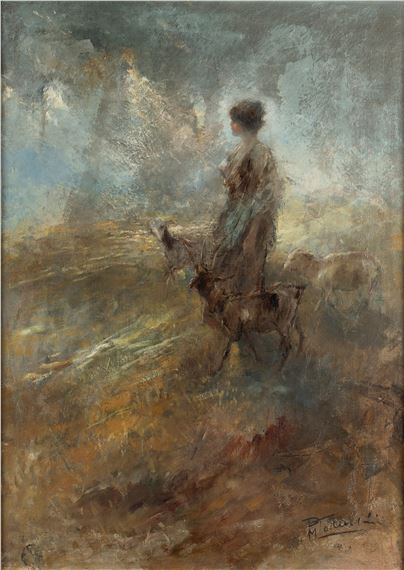 Giovanni Battista Todeschini | The shepherdess | MutualArt