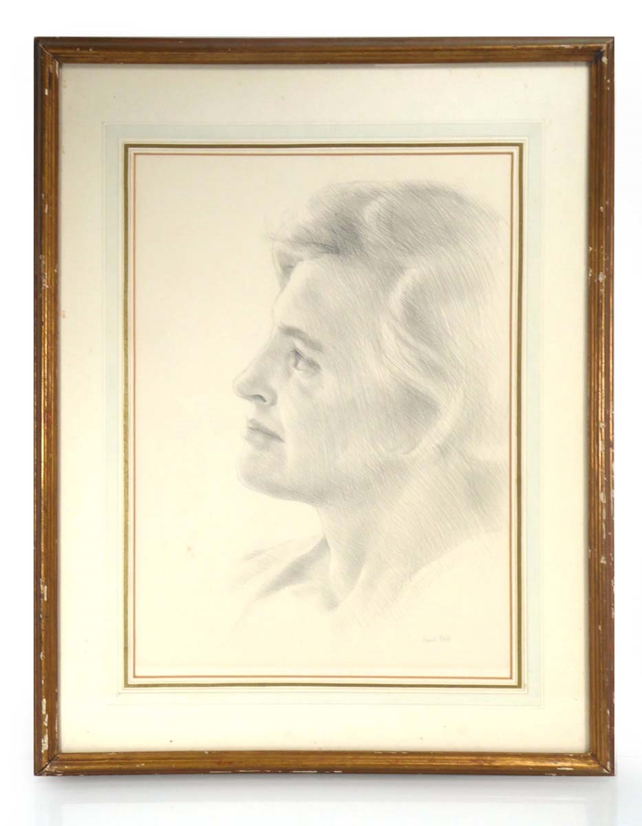 David Rolt | A head and shoulders portrait of Ingrid Bergman, | MutualArt