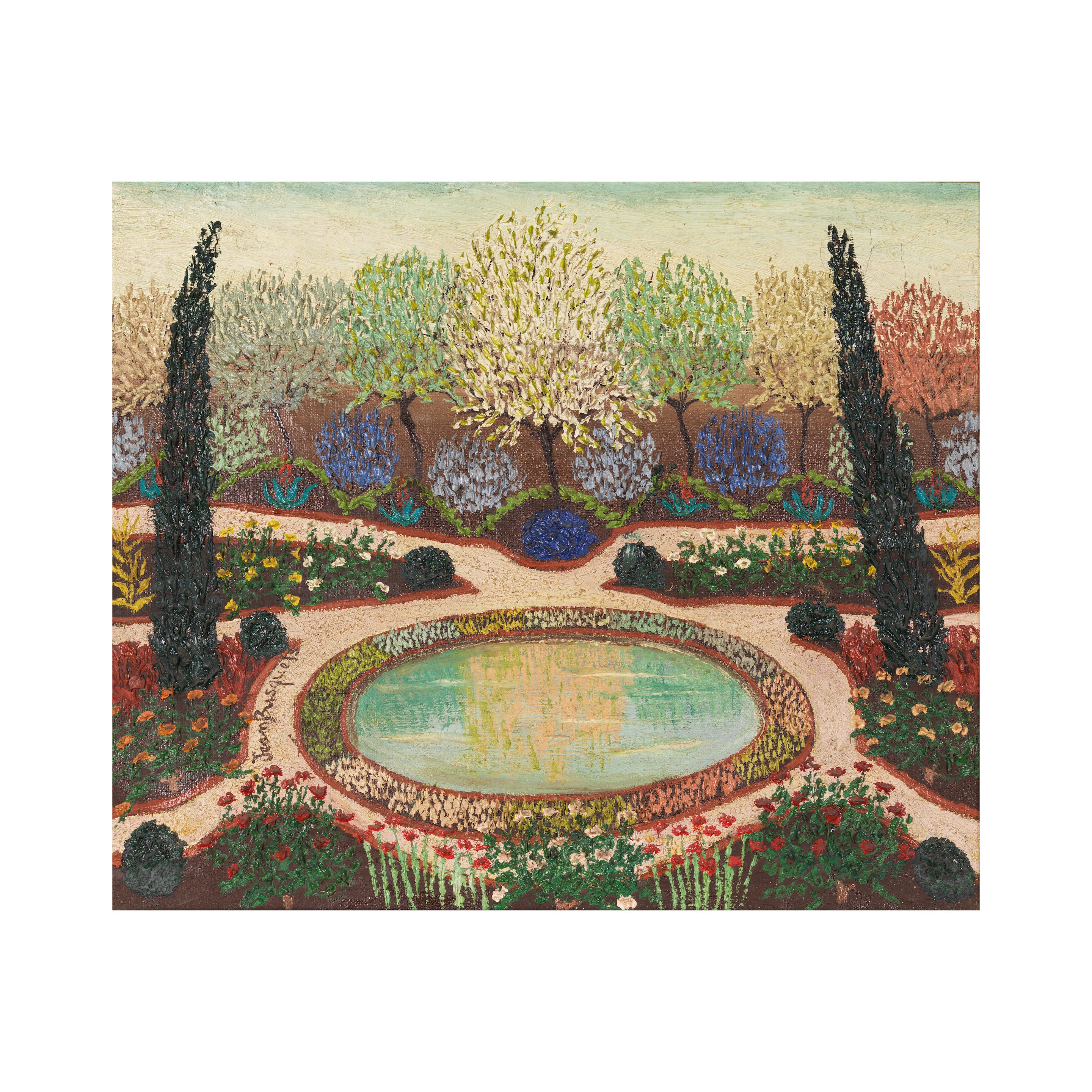 Jean Busquets | Jardin au Parc de Saint-Cloud | MutualArt