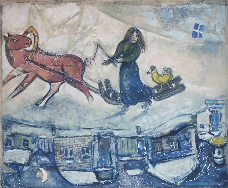 Marc Chagall | Le cheval rouge | MutualArt