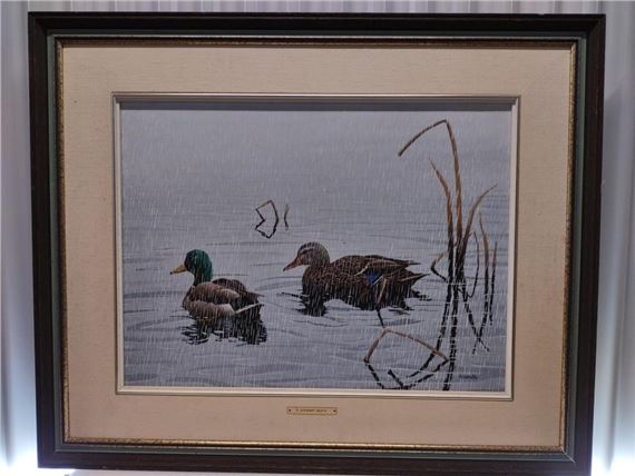 Gerald Stewart Heath | First Snow, Mallards | MutualArt