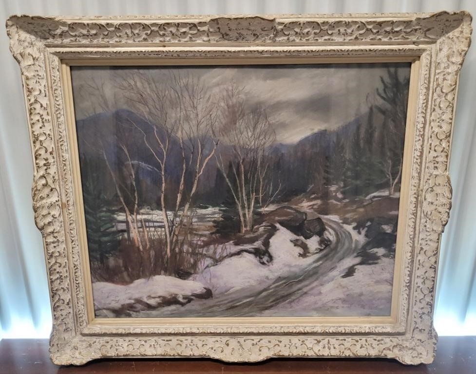 Lionel Fielding Downes | Winter Landscape | MutualArt