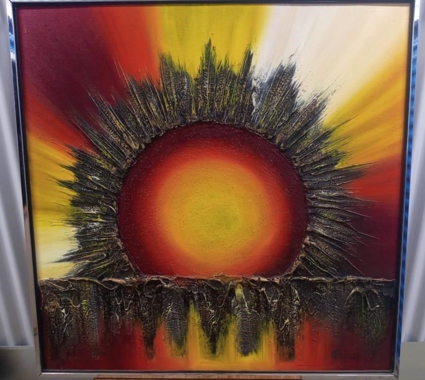 Roland Parret | Abstract Sun Burst | MutualArt