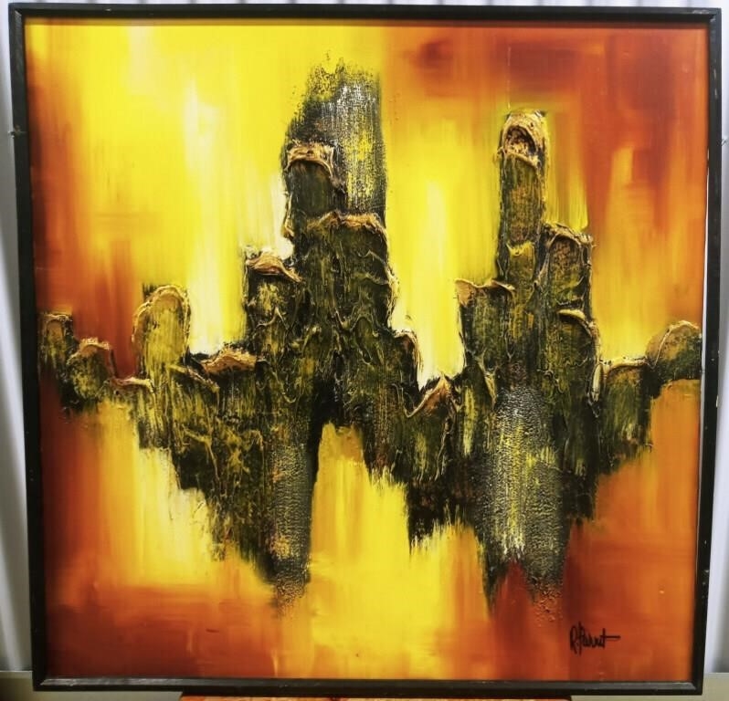 Roland Parret | Abstract Moonburst (Circa 1970s) | MutualArt