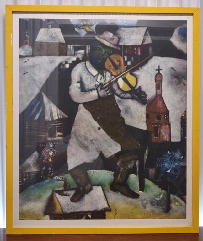 Marc Chagall | The Fiddler | MutualArt