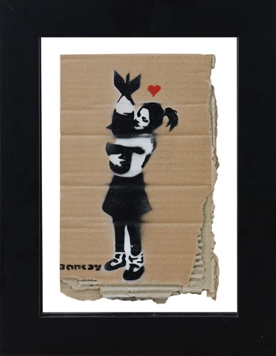 Banksy | Banksy bomb girl (2015) | MutualArt