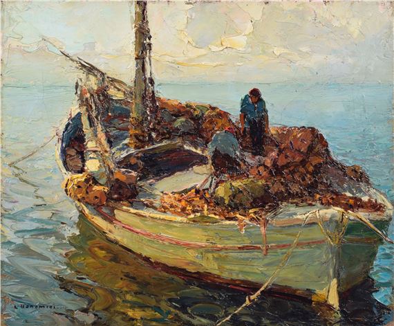 Louis Bonamici | Rue du Sphinx dans la casbah d'Alger | MutualArt