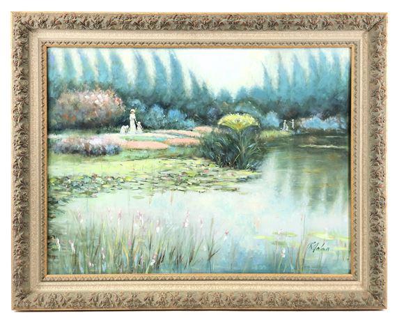 Richard Hudson Zolan | THE WATERLILY POND | MutualArt