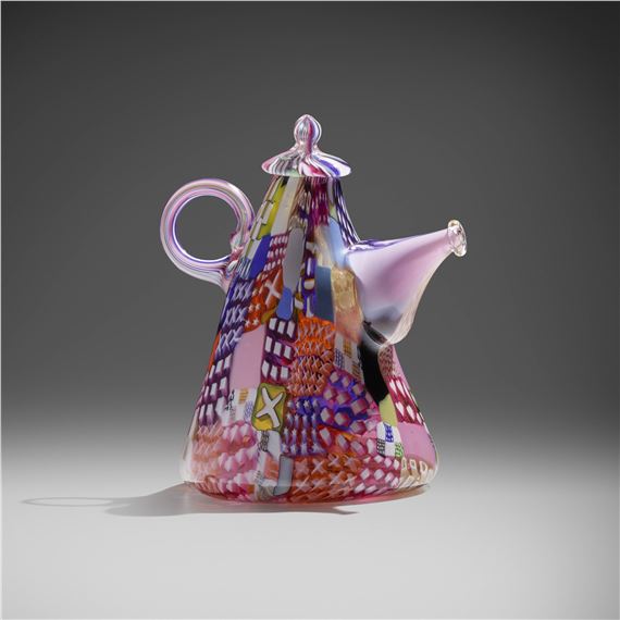 Richard Marquis | Checkerboard Teapot (1979) | MutualArt